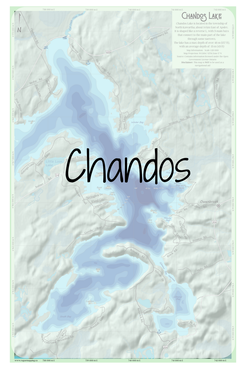 Chandos Lake – Rogue Mapping